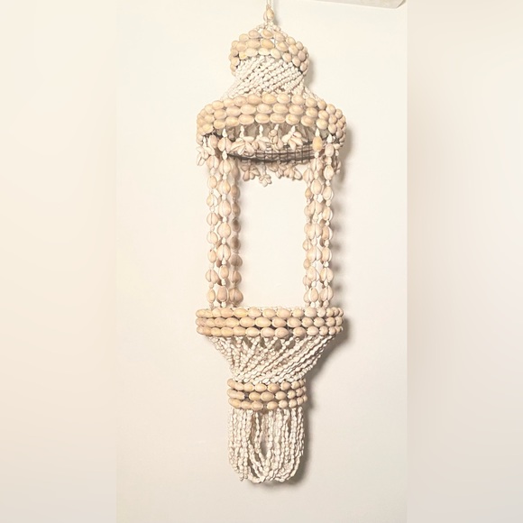 Accents | Cowrie 197s Vintage Mid Century Hanging Shell Macrame Plant ...